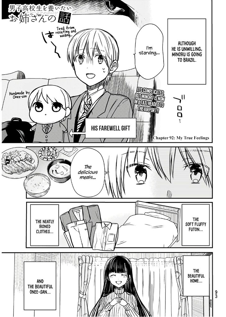 The Story of an Onee-San Who Wants to Keep a High School Boy - Ch.092 - My True Feelings - Kissmanga