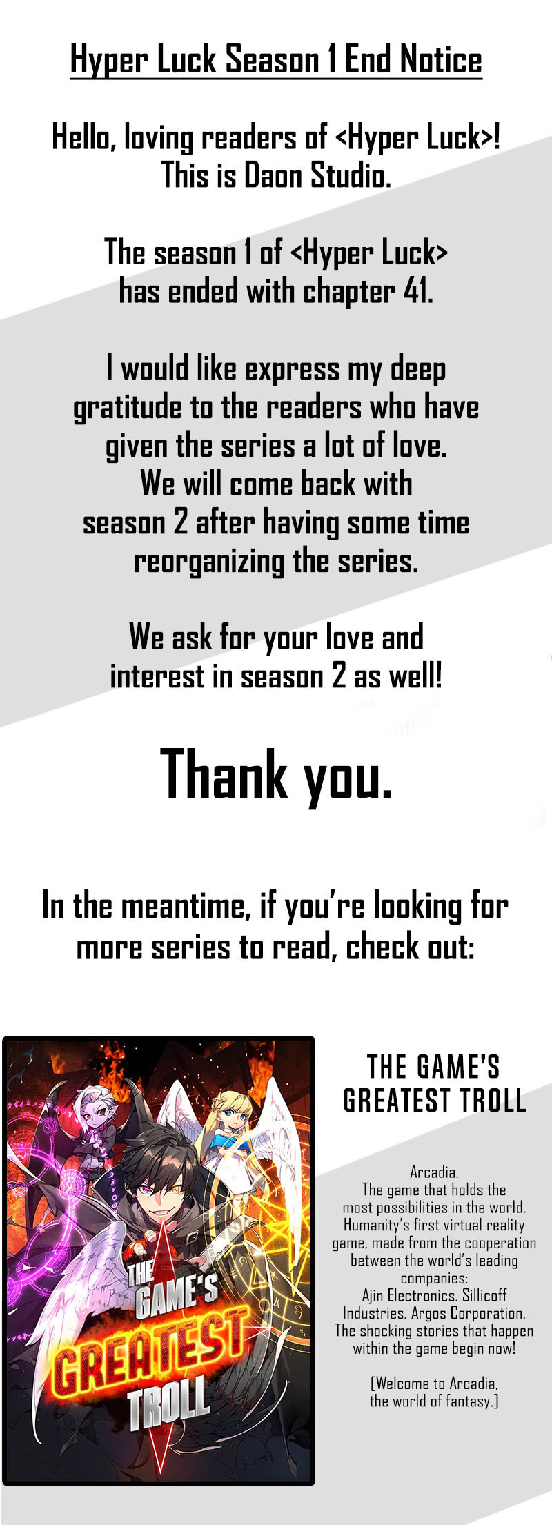 Hyper Luck - Chapter 41.5 - Kissmanga