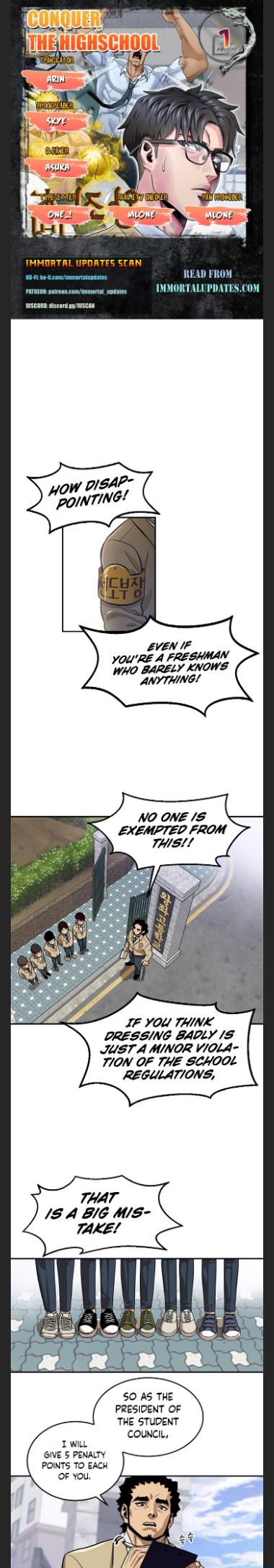 Conquer The Throne Highschool - Chapter 1 - Kissmanga