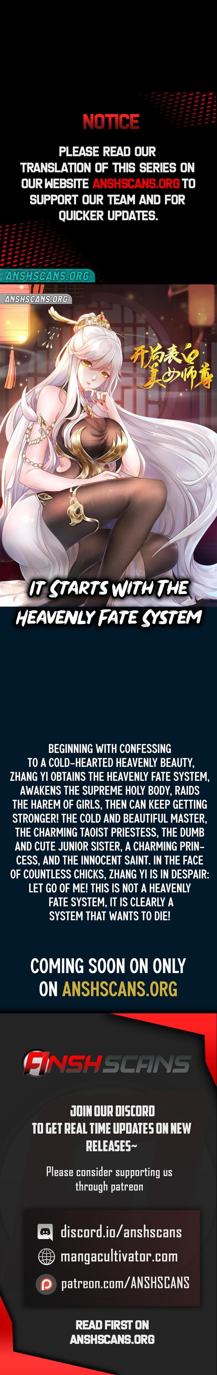 It All Starts With The Heavenly Fate System - chapter 0 - Kissmanga